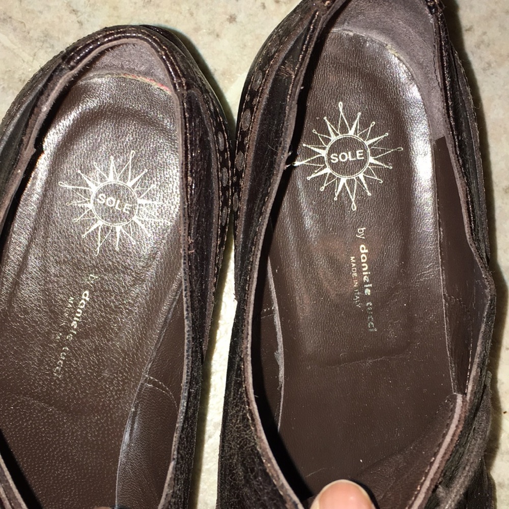 Daniele Tucci Made In Italy Leather Brogues Euc - Gem